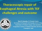 Thoracoscopic Repair of TEF Techniques & Challenges • Video • MEDtube.net